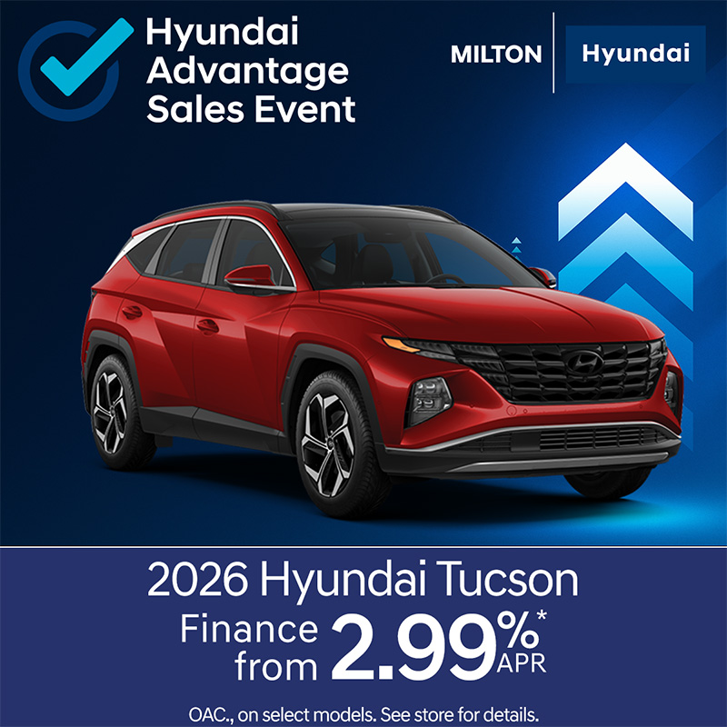 New Vehicle Specials - Milton Hyundai